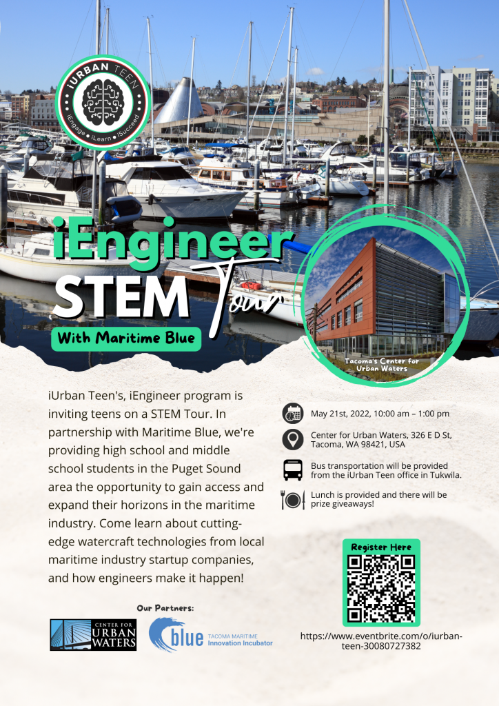 iEngineer STEM Tour with Maritime Blue - May 21 - Garfield High School PTSA