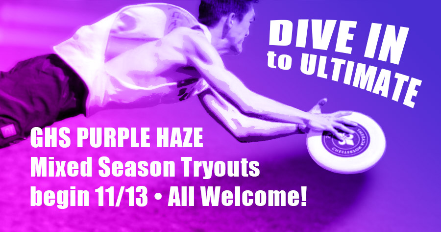 Ultimate Frisbee Tryouts Start Nov. 13 - Garfield High School PTSA